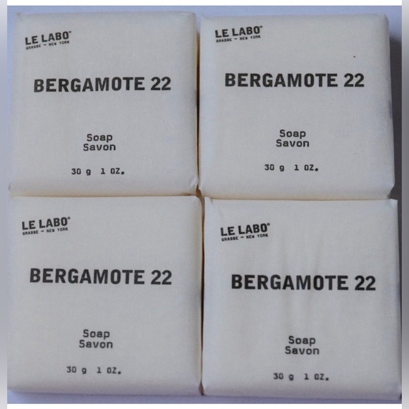 Le Labo | Bath & Body | 4 Le Labo Bergamote 22 Bath Bar Soap Travel Lot ...